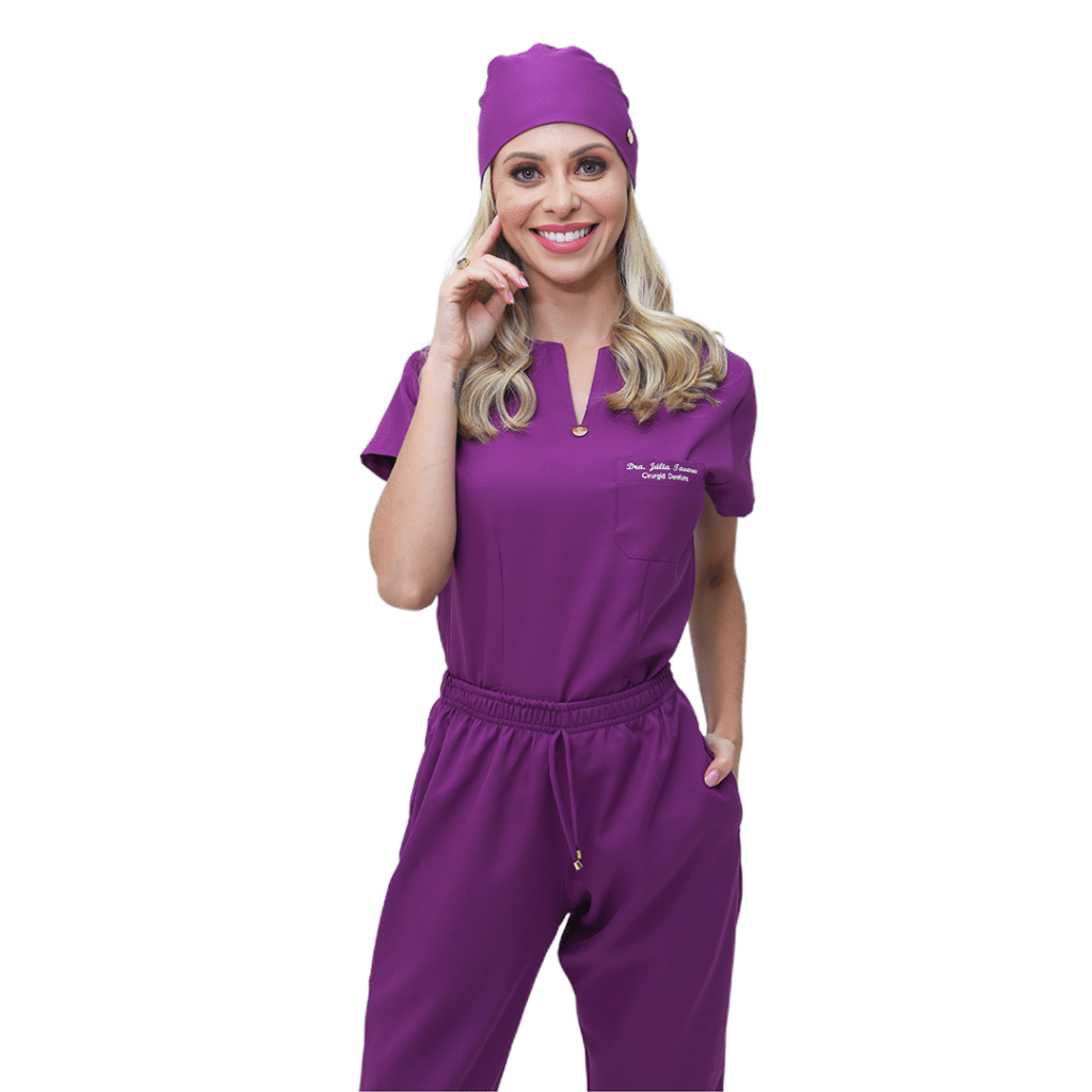 Scrub Feminino Queen Violeta - FAÍKO Jalecos